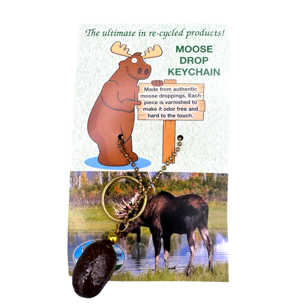 Moose Dropping Moose Poop Keychain – Mooseville